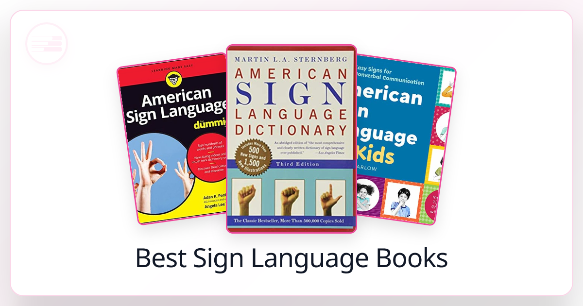4 Best Sign Language Books (2026)