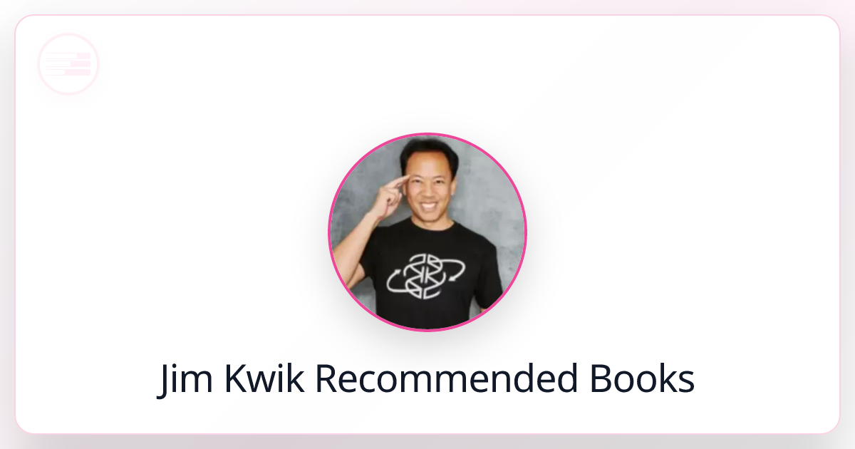 17 Jim Kwik Recommended Books (2026)