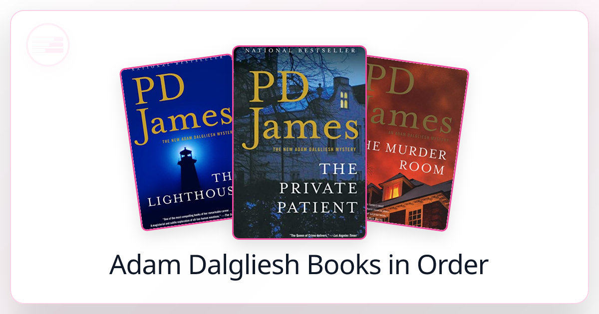 All 14 Adam Dalgliesh Books in Order (Complete List 2026)