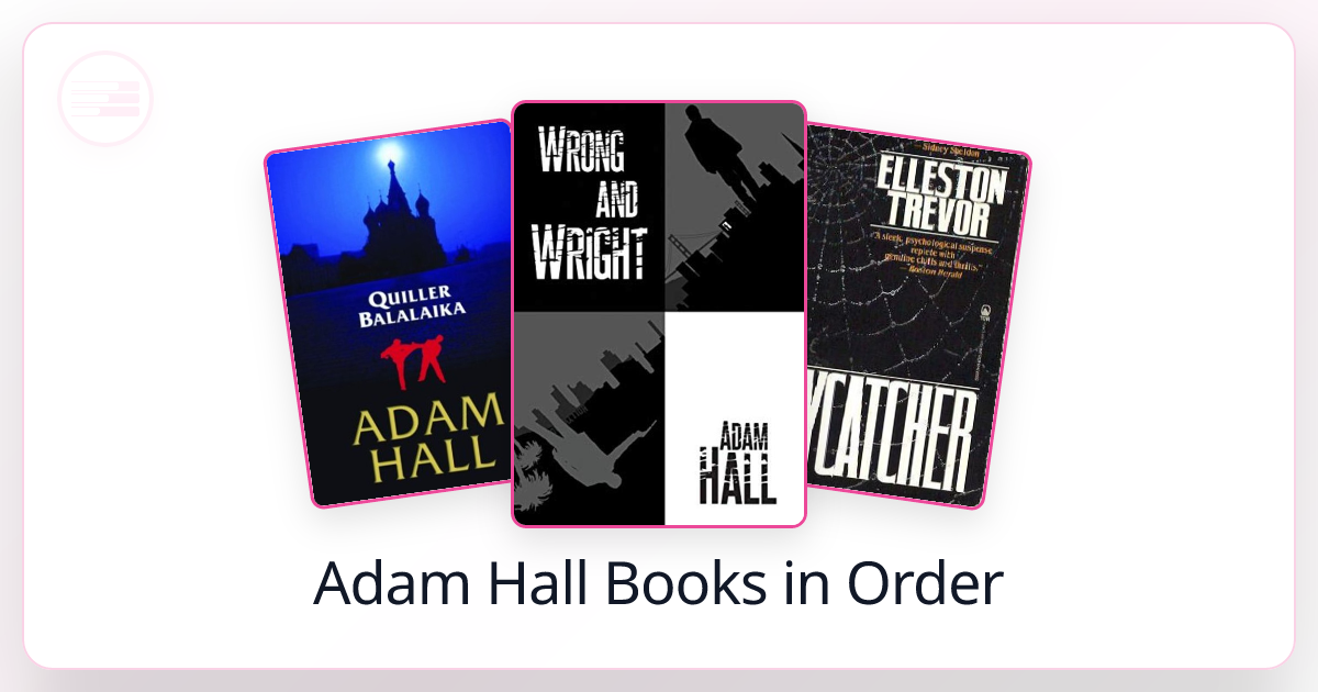 All 98 Adam Hall Books in Order (Complete List 2026)