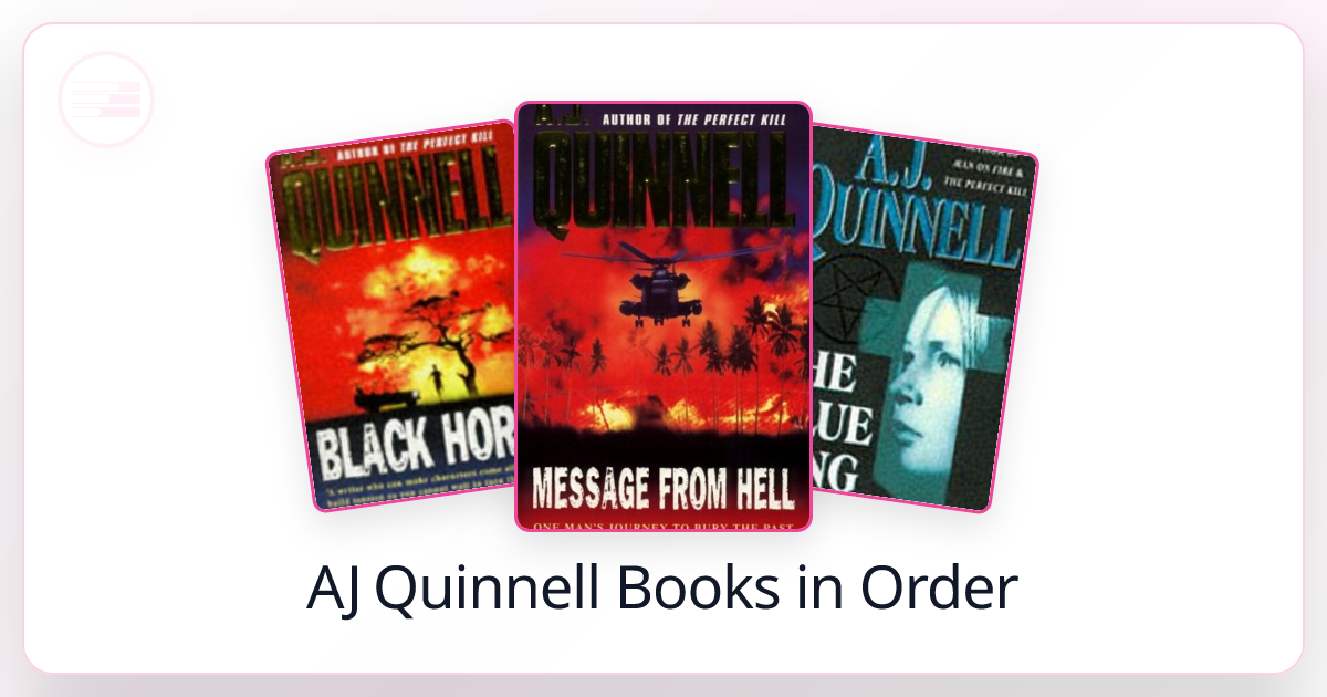 All 10 AJ Quinnell Books in Order (Complete List 2026)