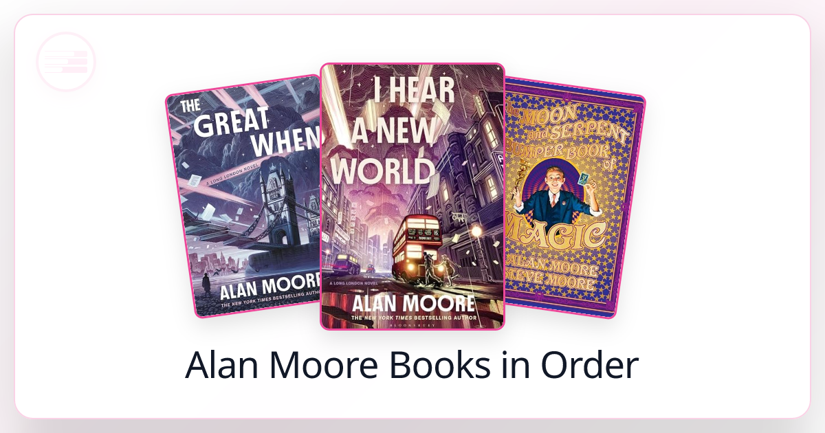 All 24 Alan Moore Books in Order (2026)