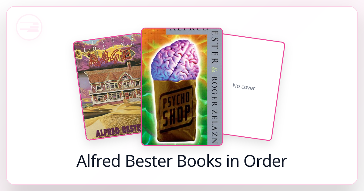 All 9 Alfred Bester Books in Order (2026)