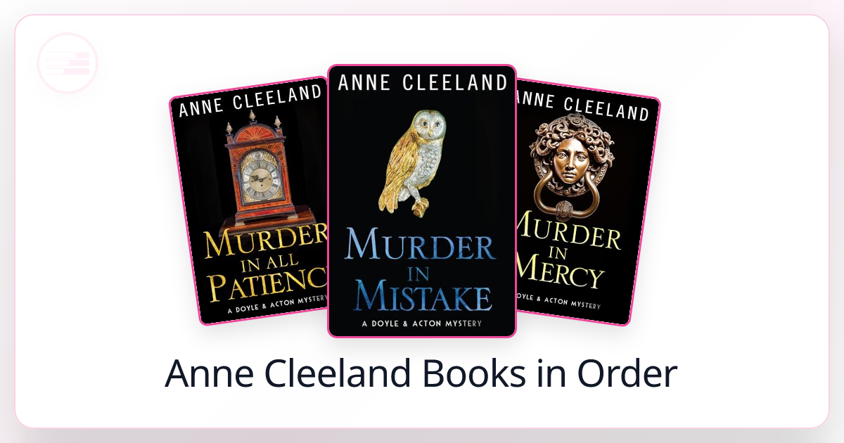 All 23 Anne Cleeland Books in Order (Complete List 2026)