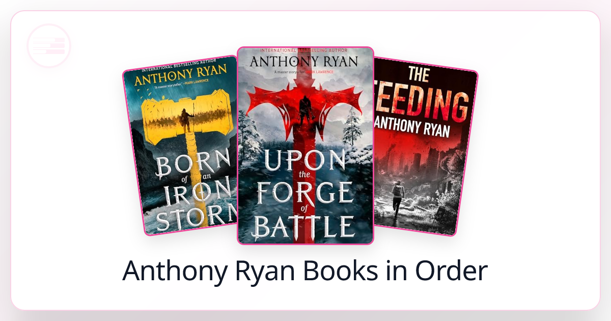 All 36 Anthony Ryan Books in Order (Complete List 2026)