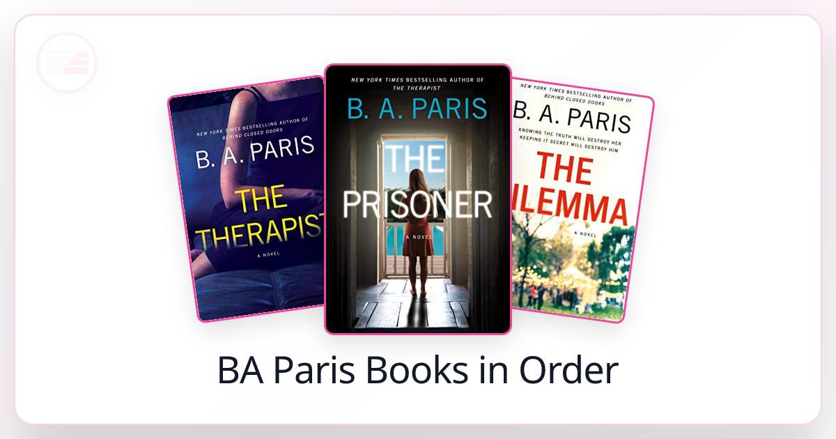 All 7 BA Paris Books in Order (Complete List 2026)