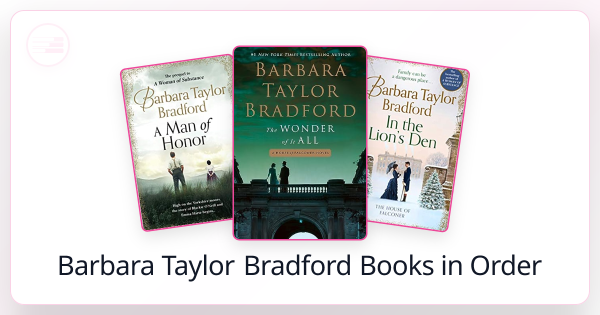 All 47 Barbara Taylor Bradford Books in Order (2026)