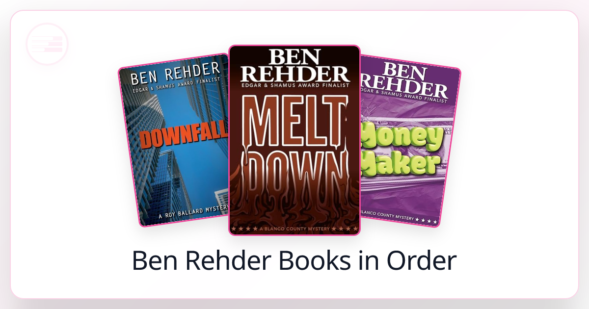 All 23 Ben Rehder Books in Order (2026)