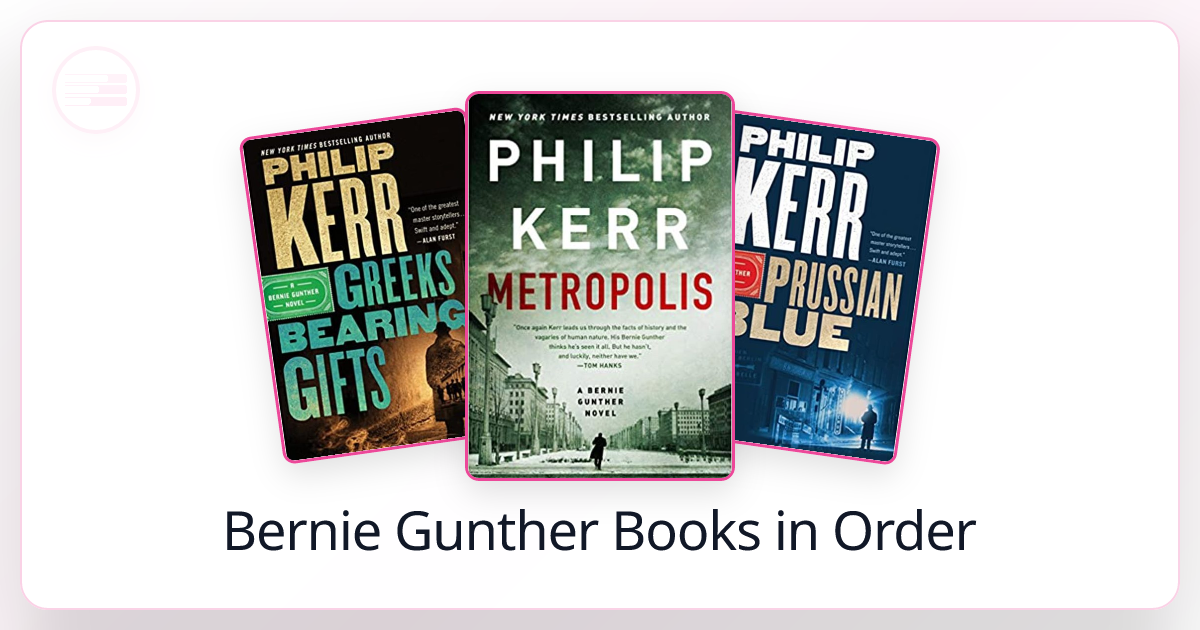 Cool Bernie Gunther Books In Order Photos