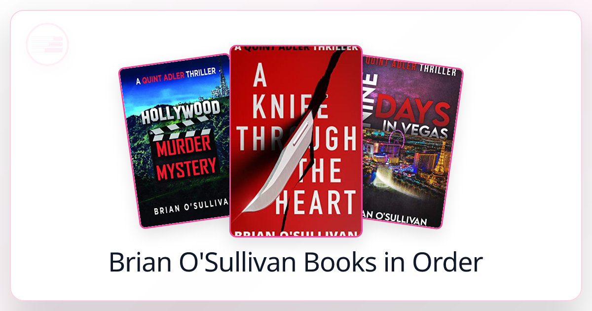 All 9 Brian O'Sullivan Books in Order (Complete List 2026)