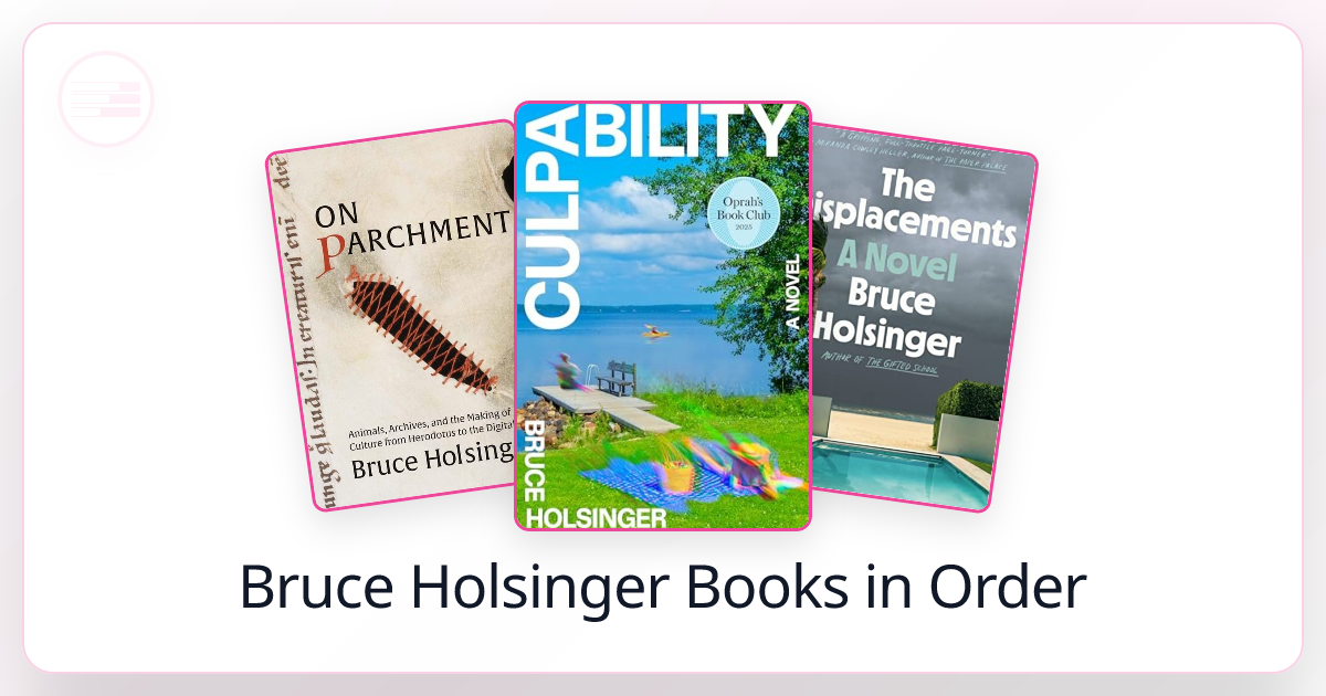All 10 Bruce Holsinger Books in Order (Complete List 2026)