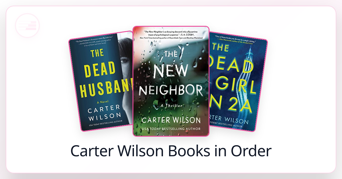 All 8 Carter Wilson Books in Order (Complete List 2026)