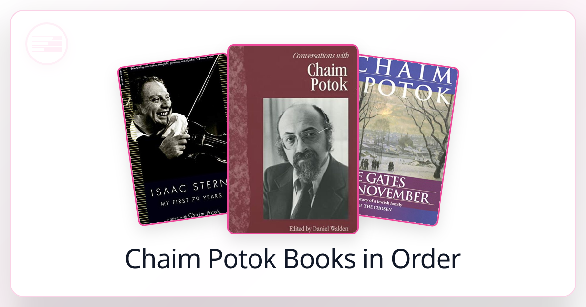 All 15 Chaim Potok Books in Order (Complete List 2026)