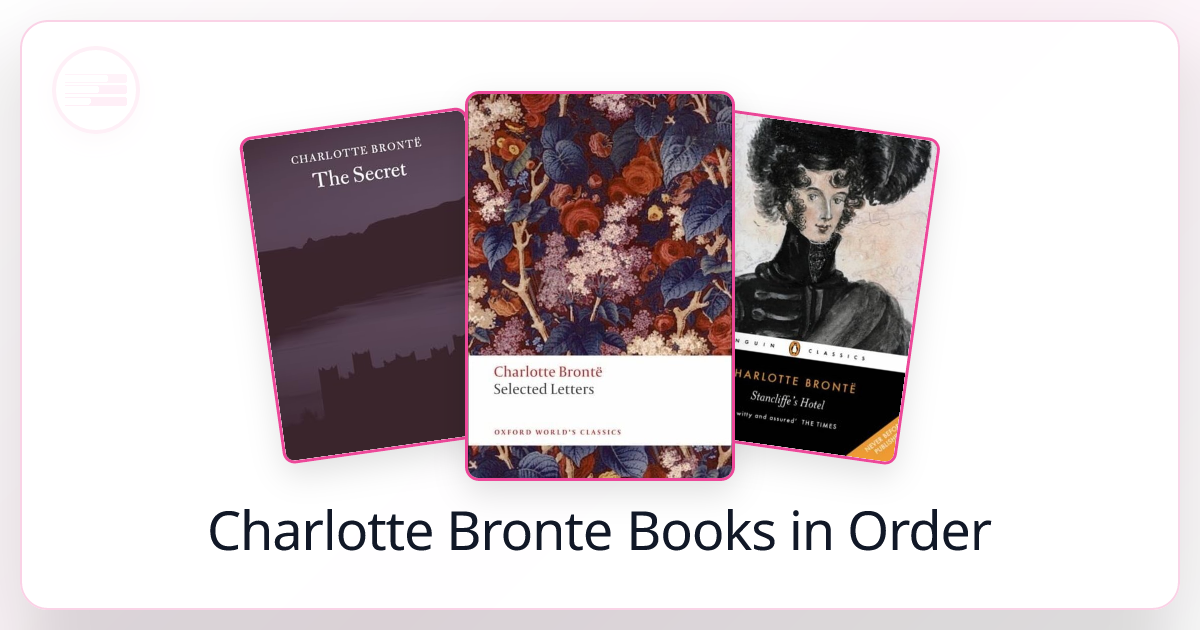 All 19 Charlotte Bronte Books in Order (Complete List 2026)
