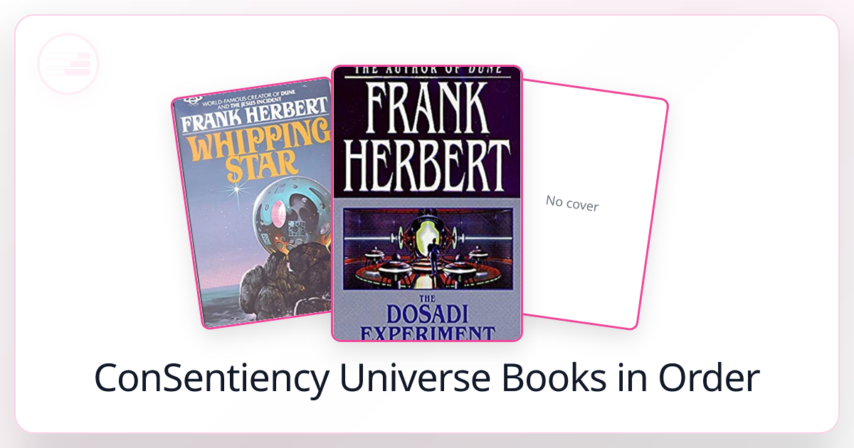 2 ConSentiency Universe Books in Order (Complete List 2026)