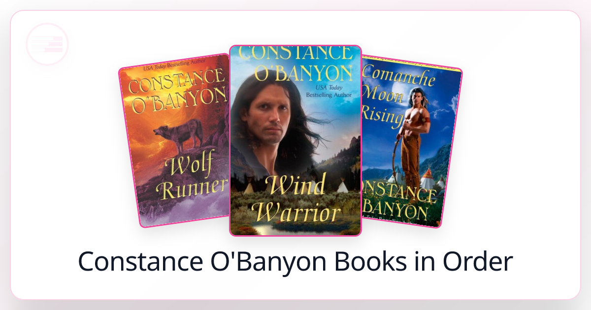 All 40 Constance O'Banyon Books in Order (2026)