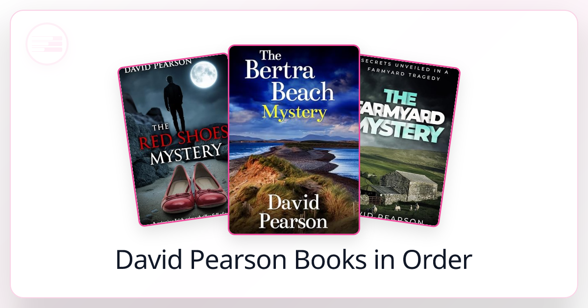 All 26 David Pearson Books in Order (2026)