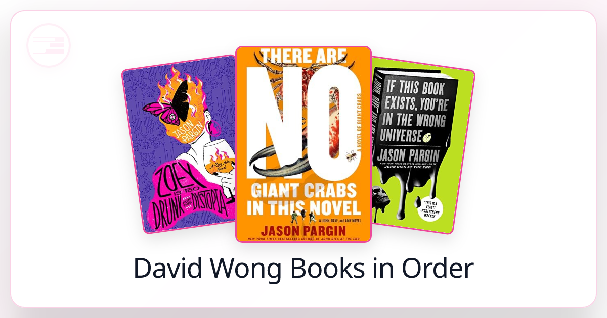 All 5 David Wong Books in Order (Complete List 2026)