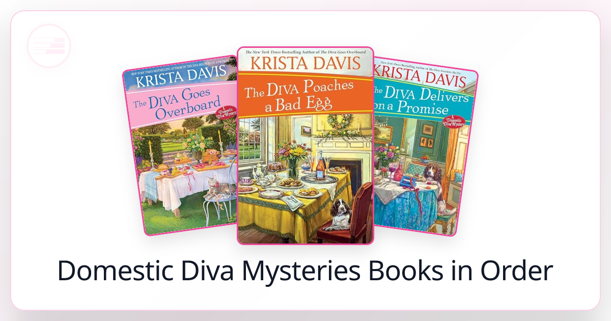 All 18 Domestic Diva Mysteries Books in Order (2026)