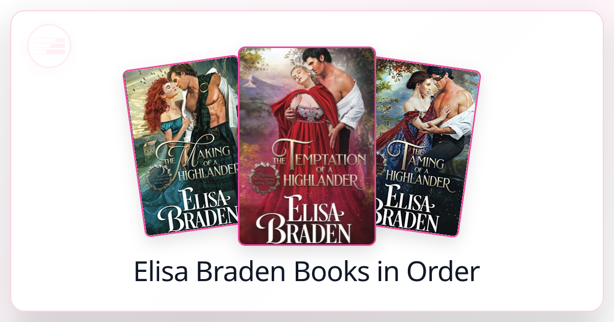 All 14 Elisa Braden Books in Order (Complete List 2026)