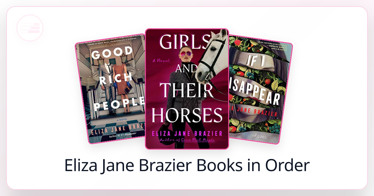 All 3 Eliza Jane Brazier Books in Order (Complete List 2026)