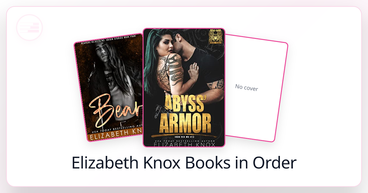 All 151 Elizabeth Knox Books in Order (Complete List 2026)