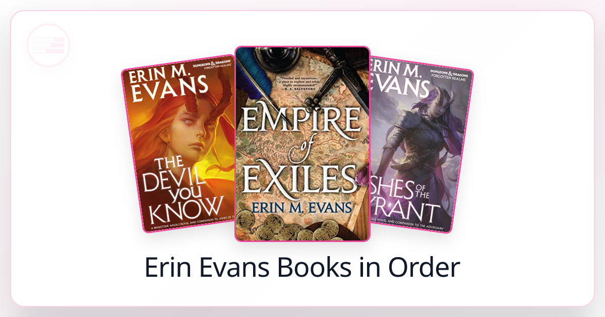 All 8 Erin Evans Books in Order (Complete List 2026)