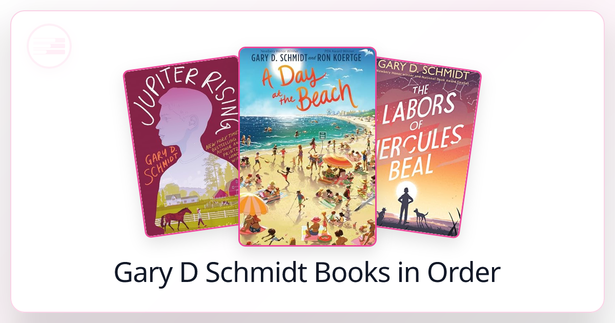All 29 Gary D Schmidt Books in Order (Complete List 2026)
