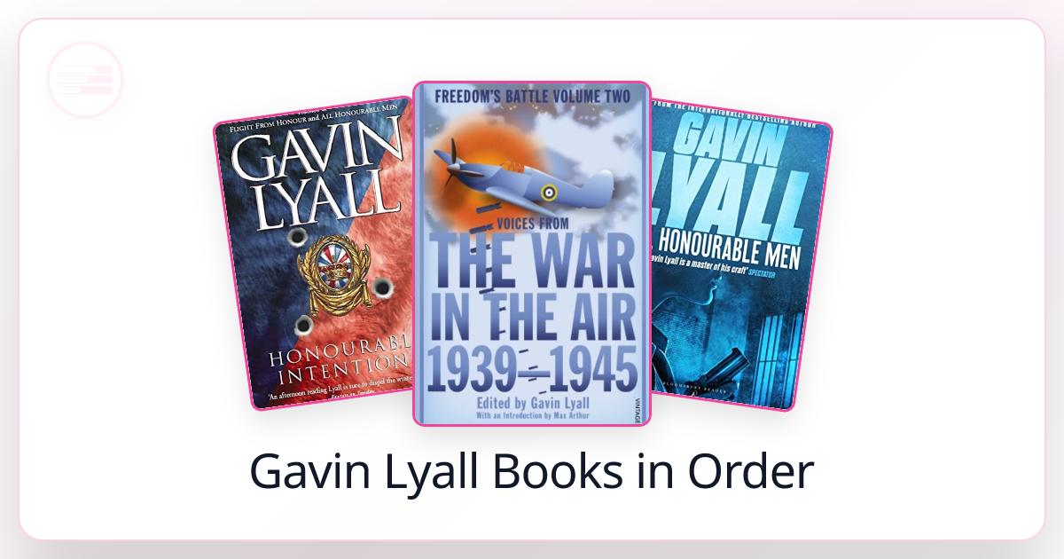All 18 Gavin Lyall Books in Order (Complete List 2026)