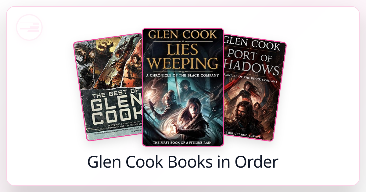 All 59 Glen Cook Books in Order (Complete List 2026)