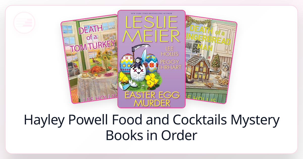25 Hayley Powell Food and Cocktails Mystery Books in Order