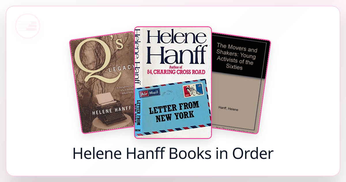 All 9 Helene Hanff Books in Order (2026)