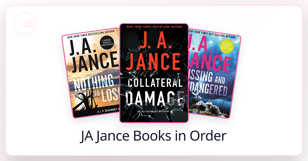 All 72 JA Jance Books in Order (Complete List 2026)