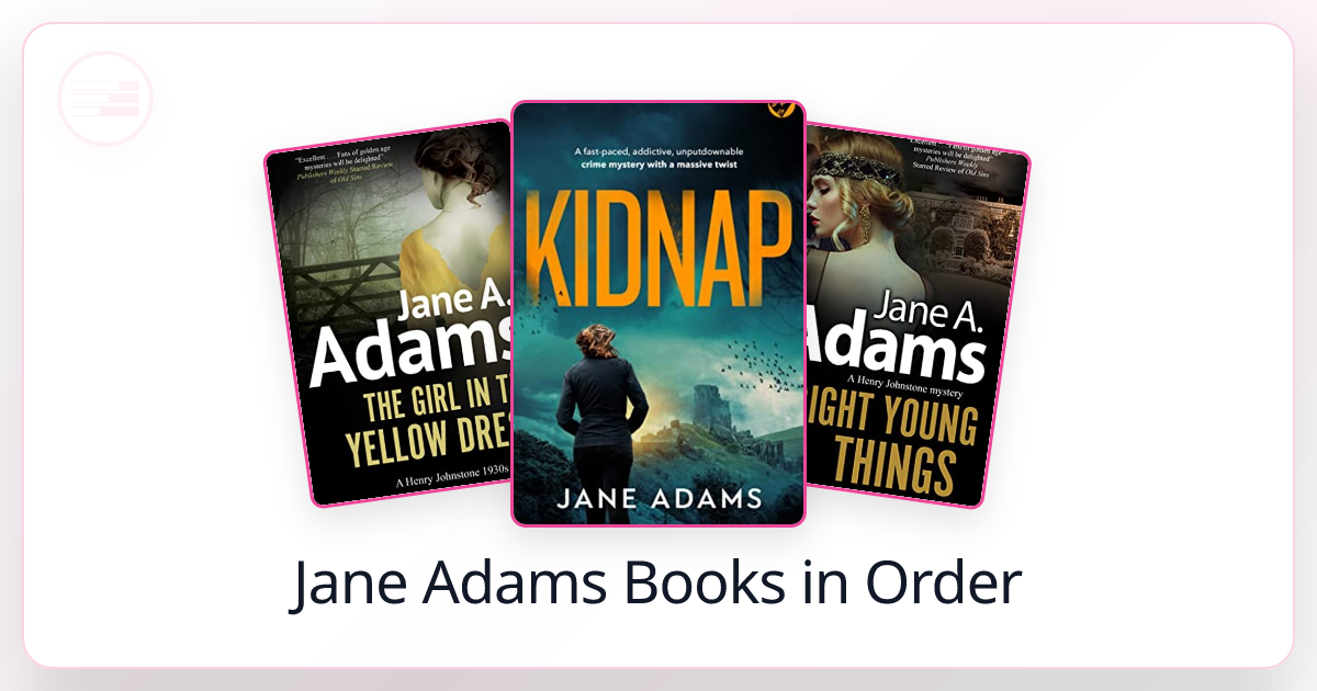 All 41 Jane Adams Books in Order (Complete List 2026)