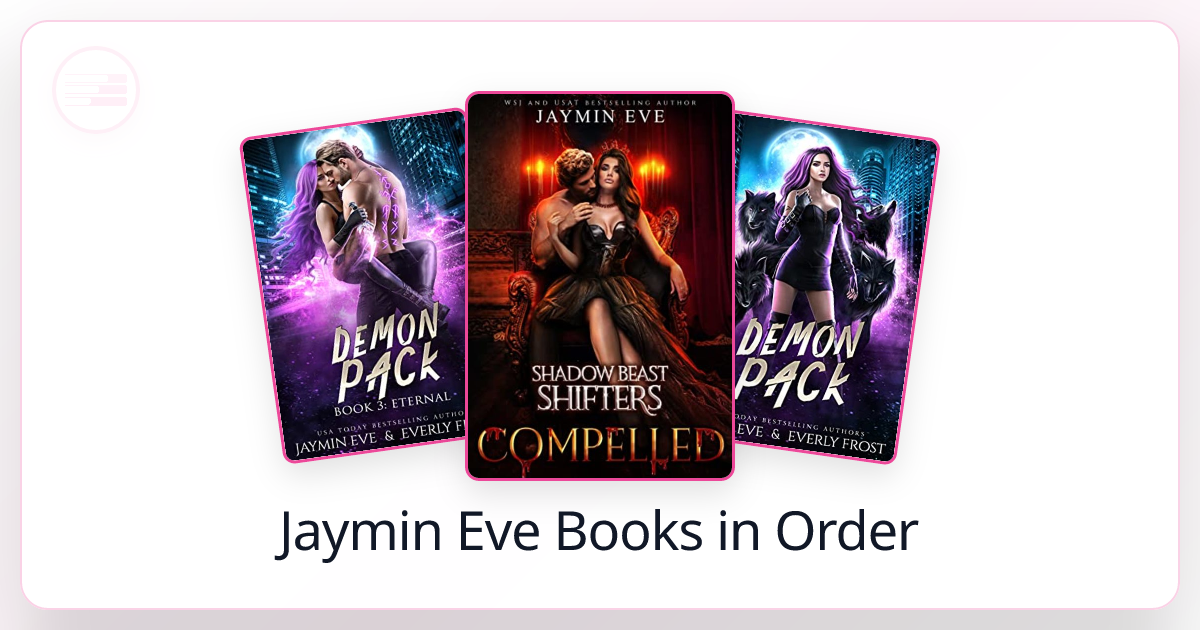 All 52 Jaymin Eve Books in Order (2026)