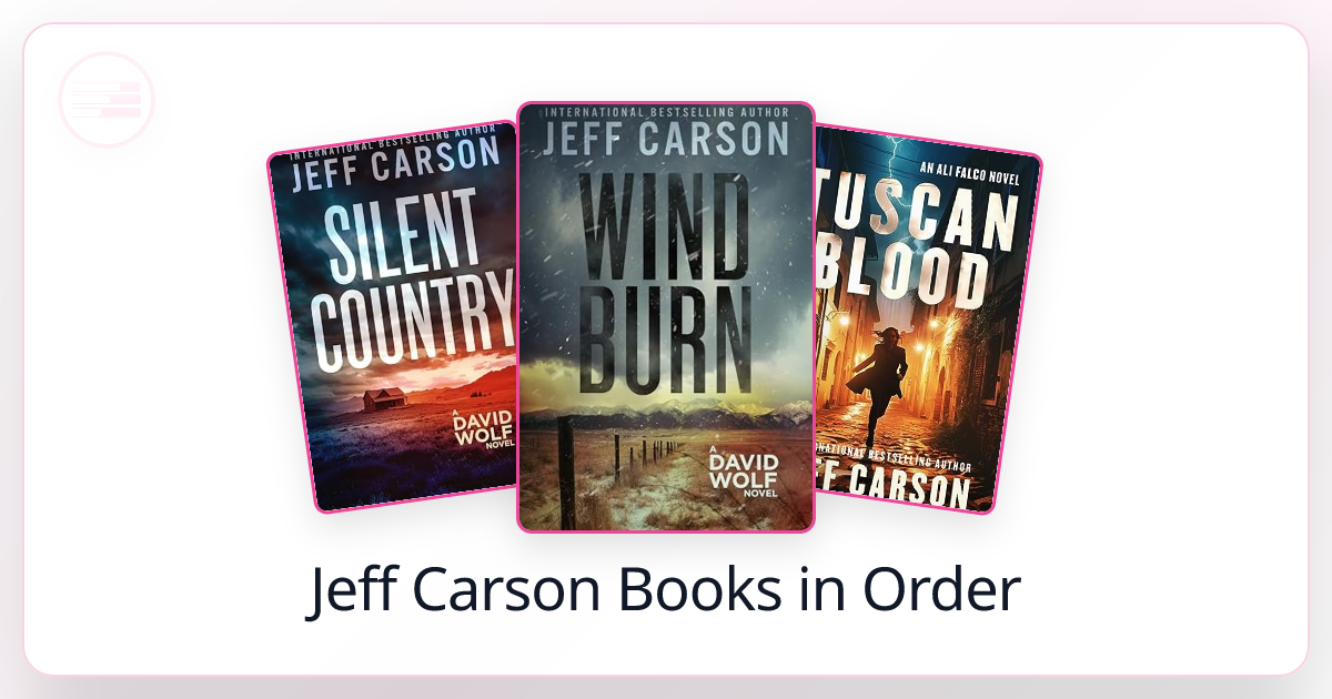 All 22 Jeff Carson Books in Order (Complete List 2026)