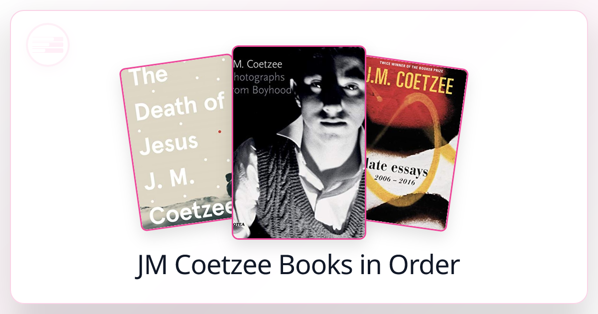 All 28 JM Coetzee Books in Order (Complete List 2026)