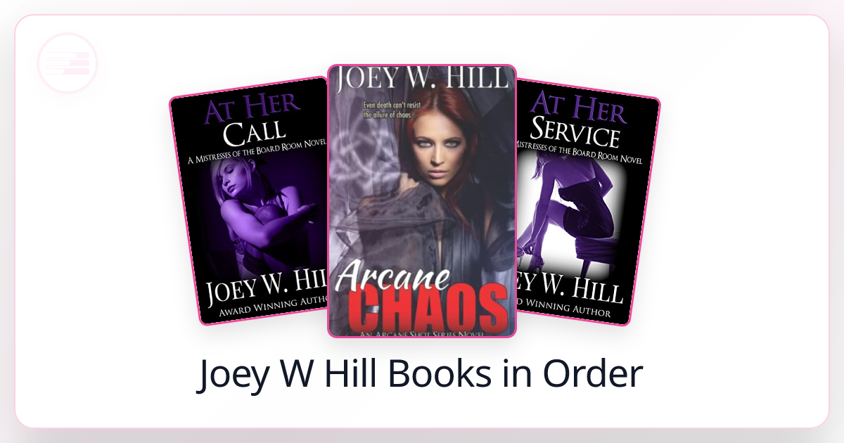 All 63 Joey W Hill Books in Order (Complete List 2026)