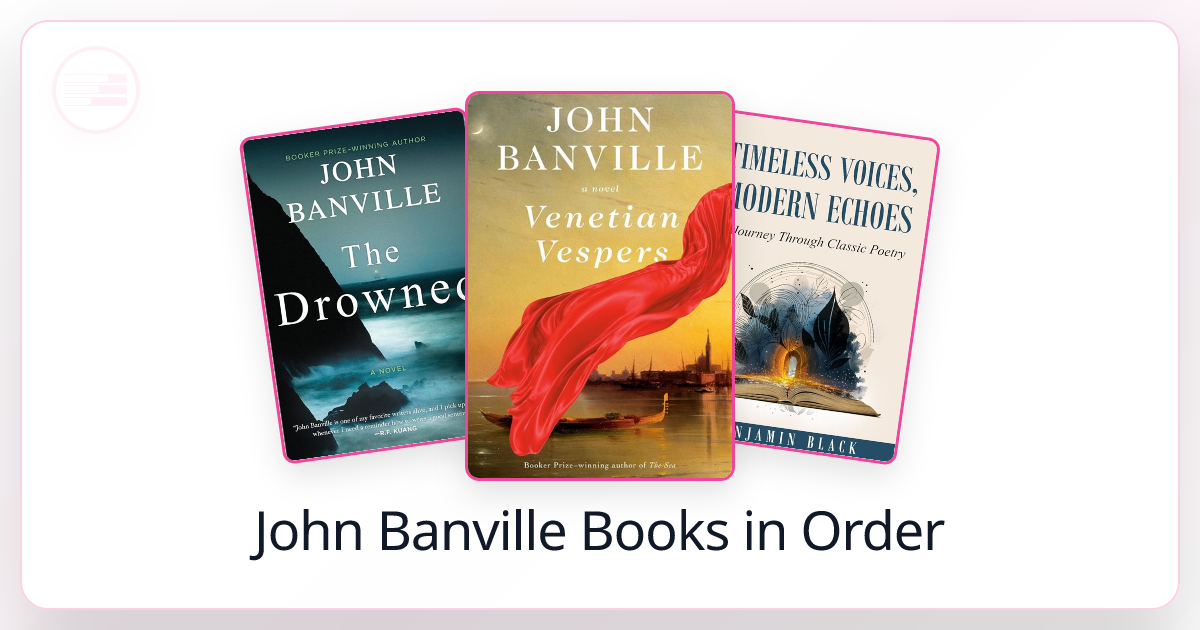 All 45 John Banville Books in Order (2026)