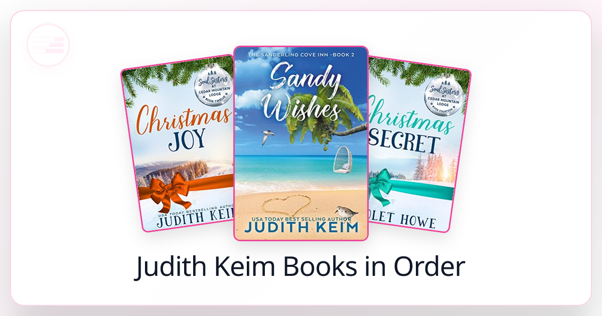 All 54 Judith Keim Books in Order (2026)