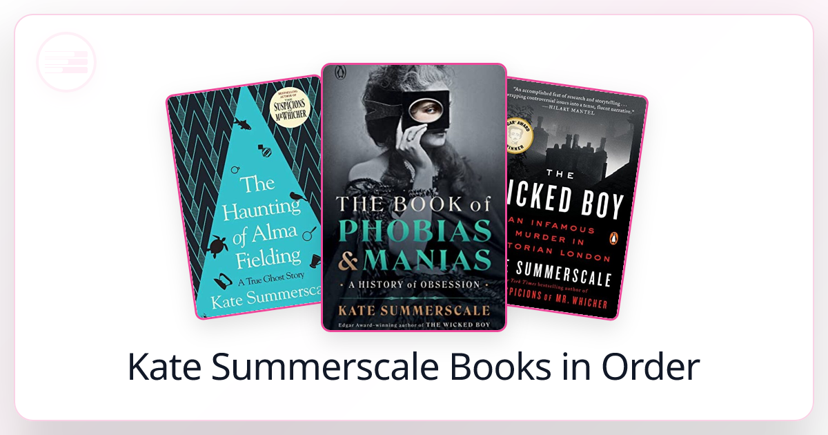 All 6 Kate Summerscale Books in Order (Complete List 2026)