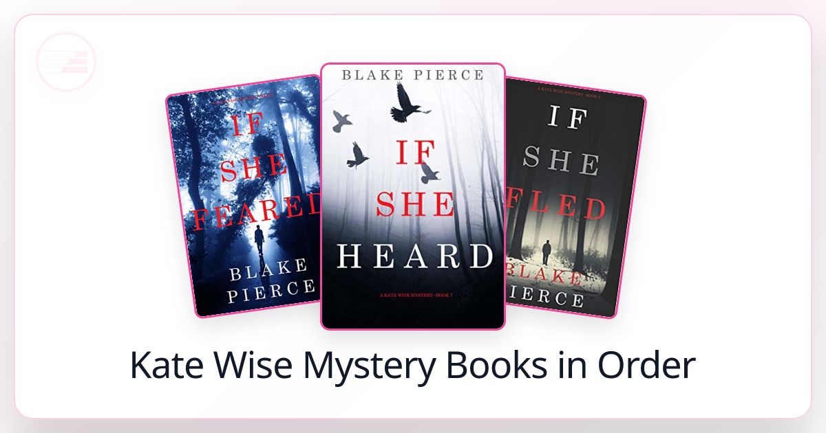All 7 Kate Wise Mystery Books in Order (2026)