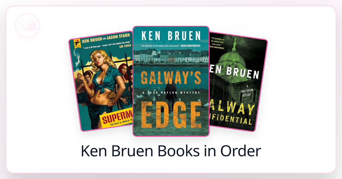 All 38 Ken Bruen Books in Order (Complete List 2026)