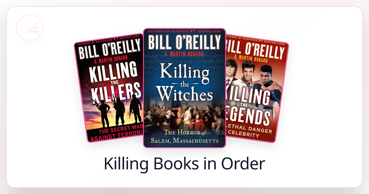 All 13 Killing Books in Order (Complete List 2026)