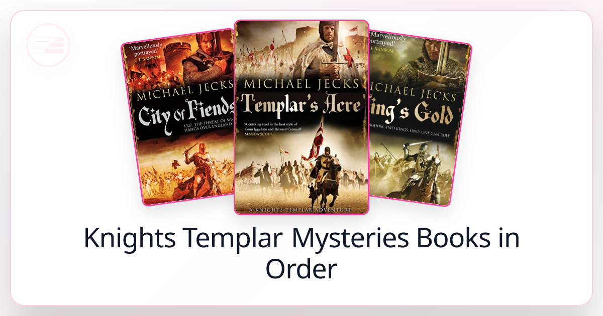 All 32 Knights Templar Mysteries Books in Order (2026)