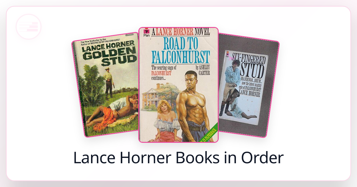 All 16 Lance Horner Books in Order (Complete List 2026)