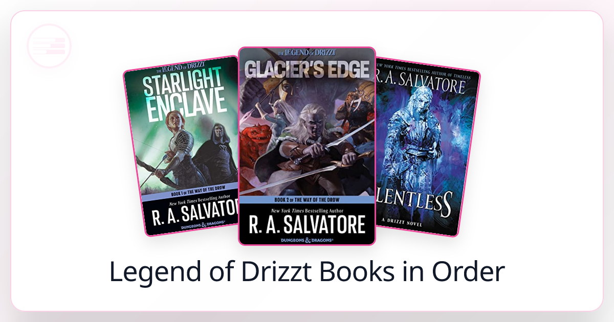 All 38 Legend of Drizzt Books in Order (Complete List 2026)