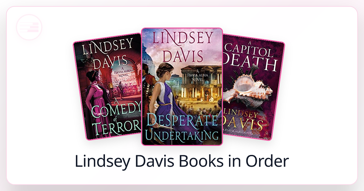 All 39 Lindsey Davis Books in Order (Complete List 2026)