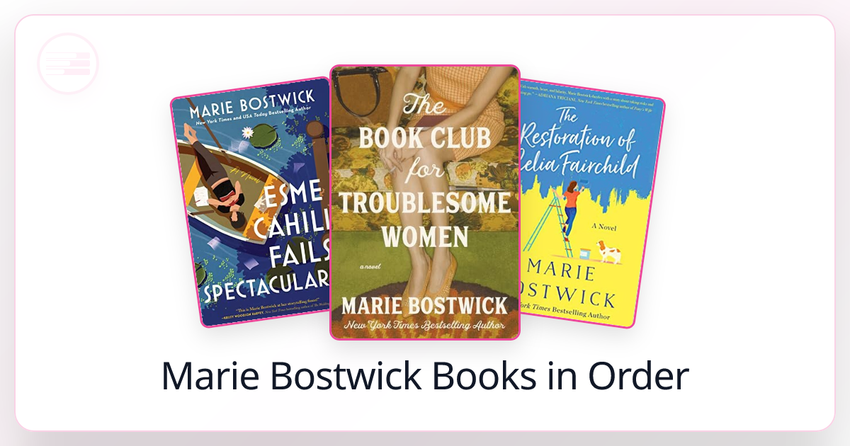 All 18 Marie Bostwick Books in Order (2026)