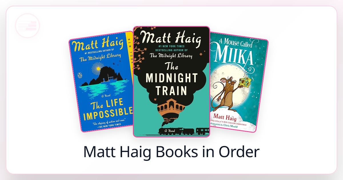 All 26 Matt Haig Books in Order (Complete List 2026)